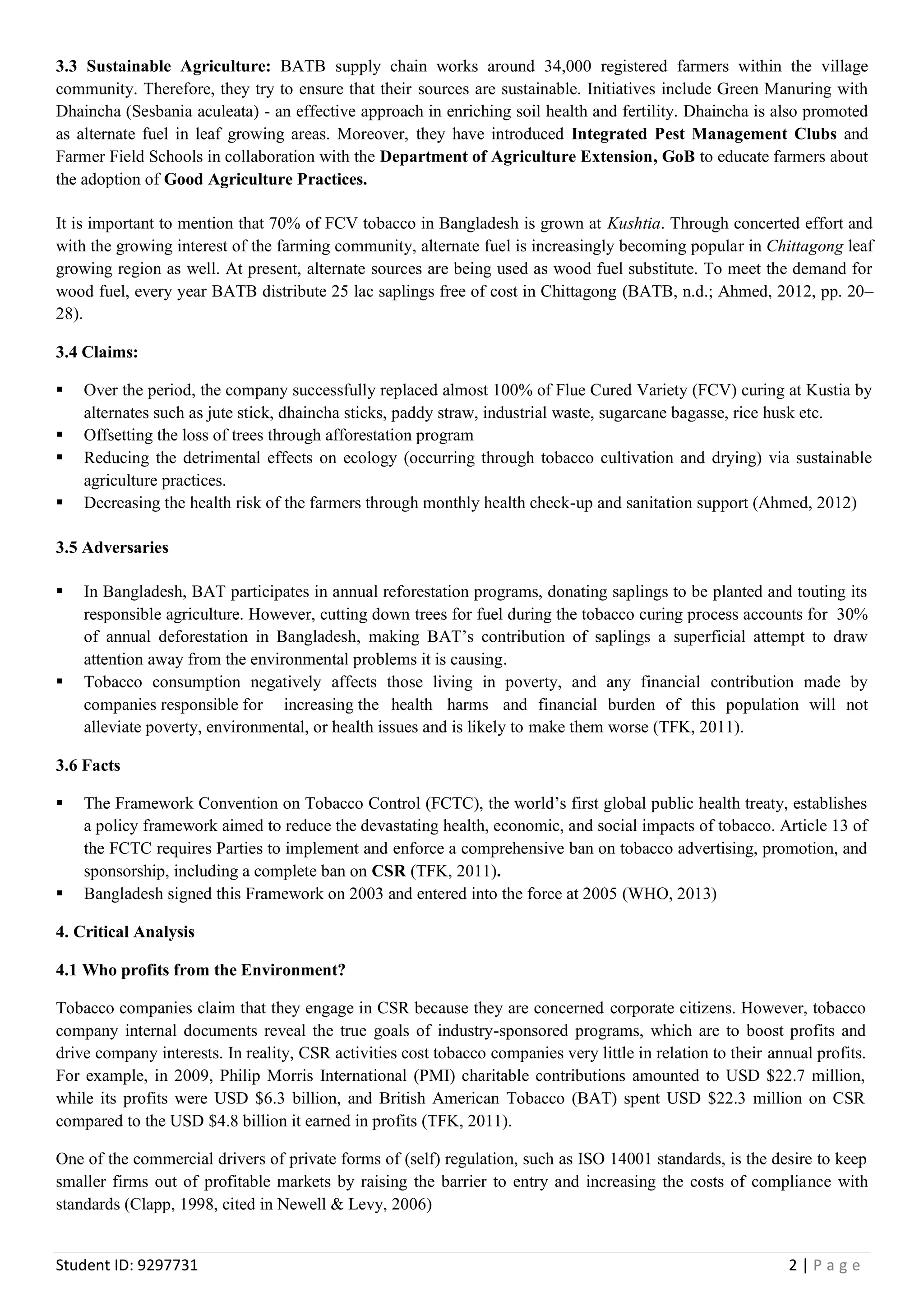 Corporate Social Responsibility (CSR) – Environmental Protection or ...