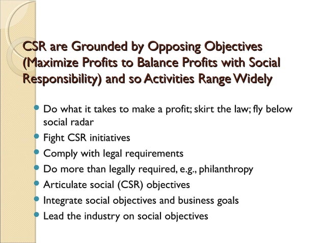 Csr & ethics | PPT