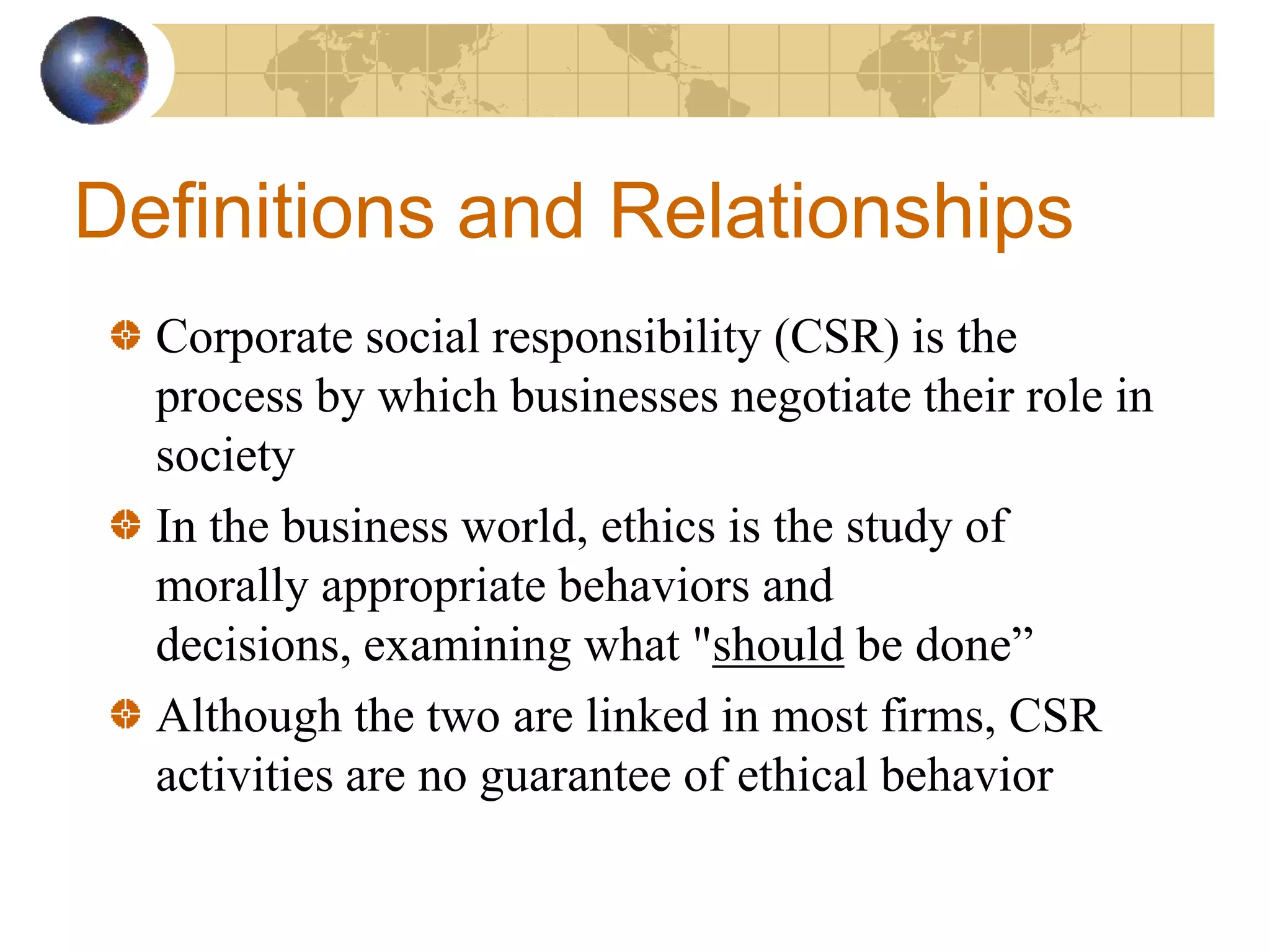 Csr & ethics | PPT
