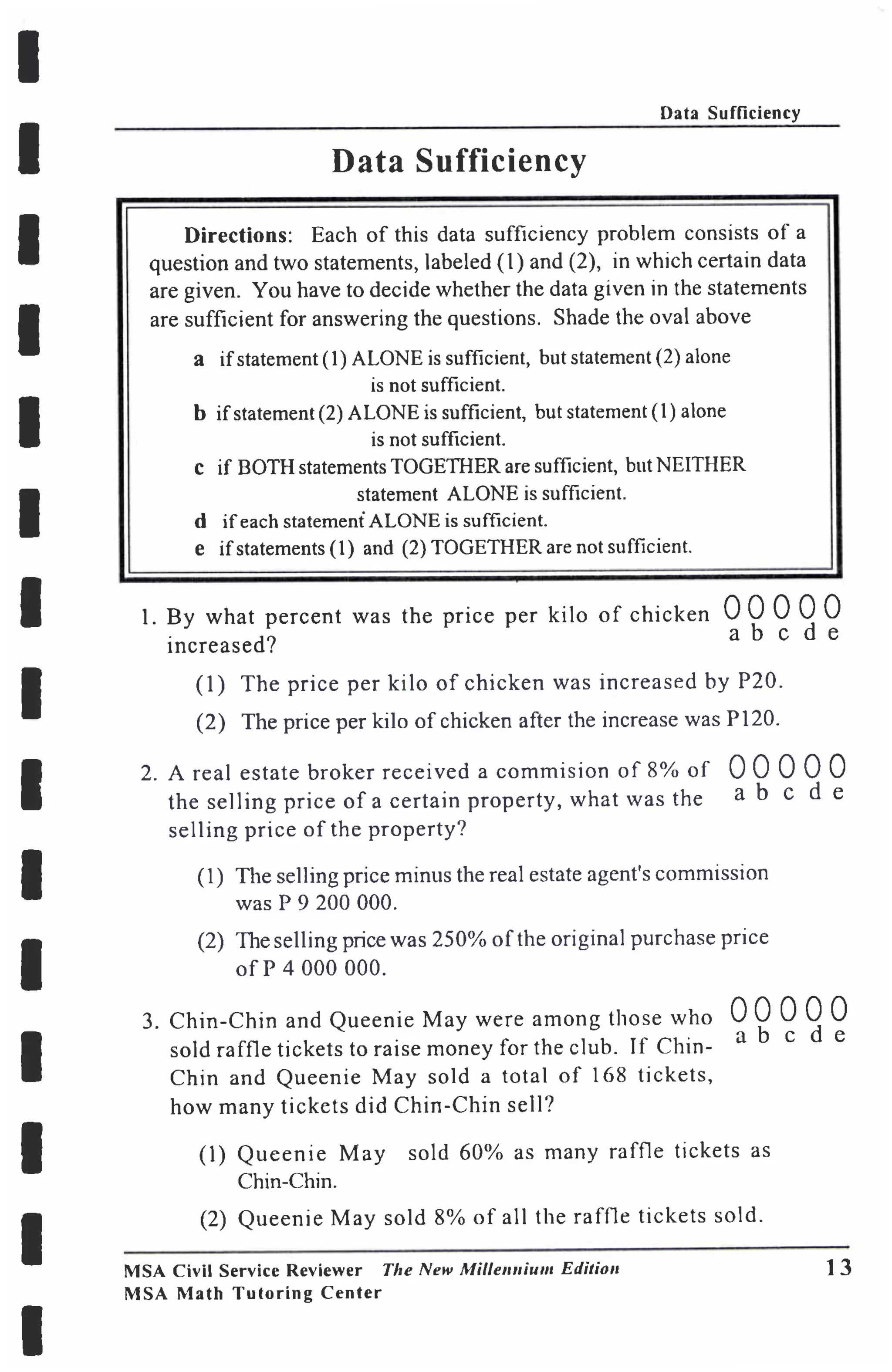 Civil Service (CS) Examination Reviewer | PDF