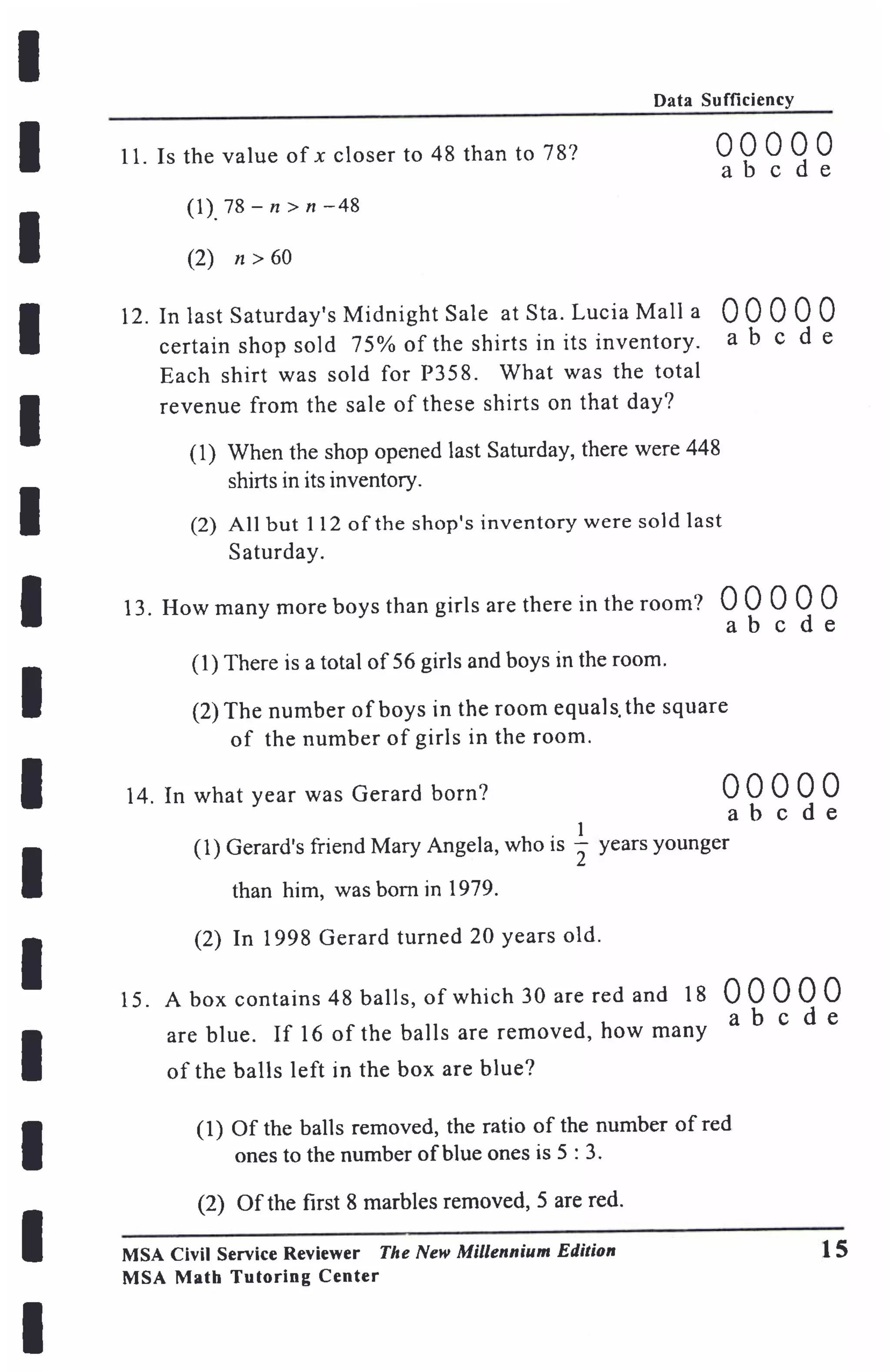 Civil Service (CS) Examination Reviewer | PDF