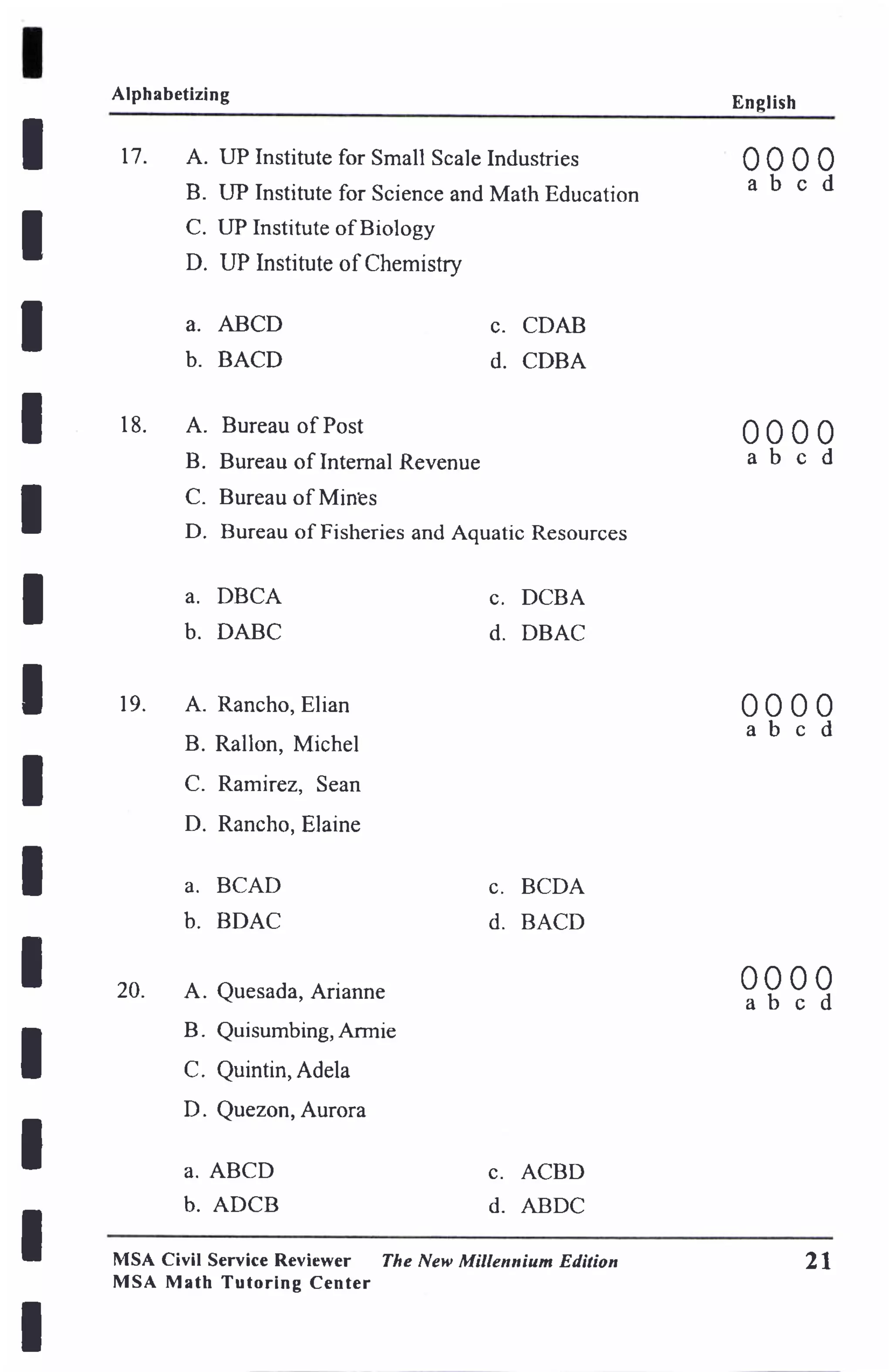 Civil Service (CS) Examination Reviewer | PDF