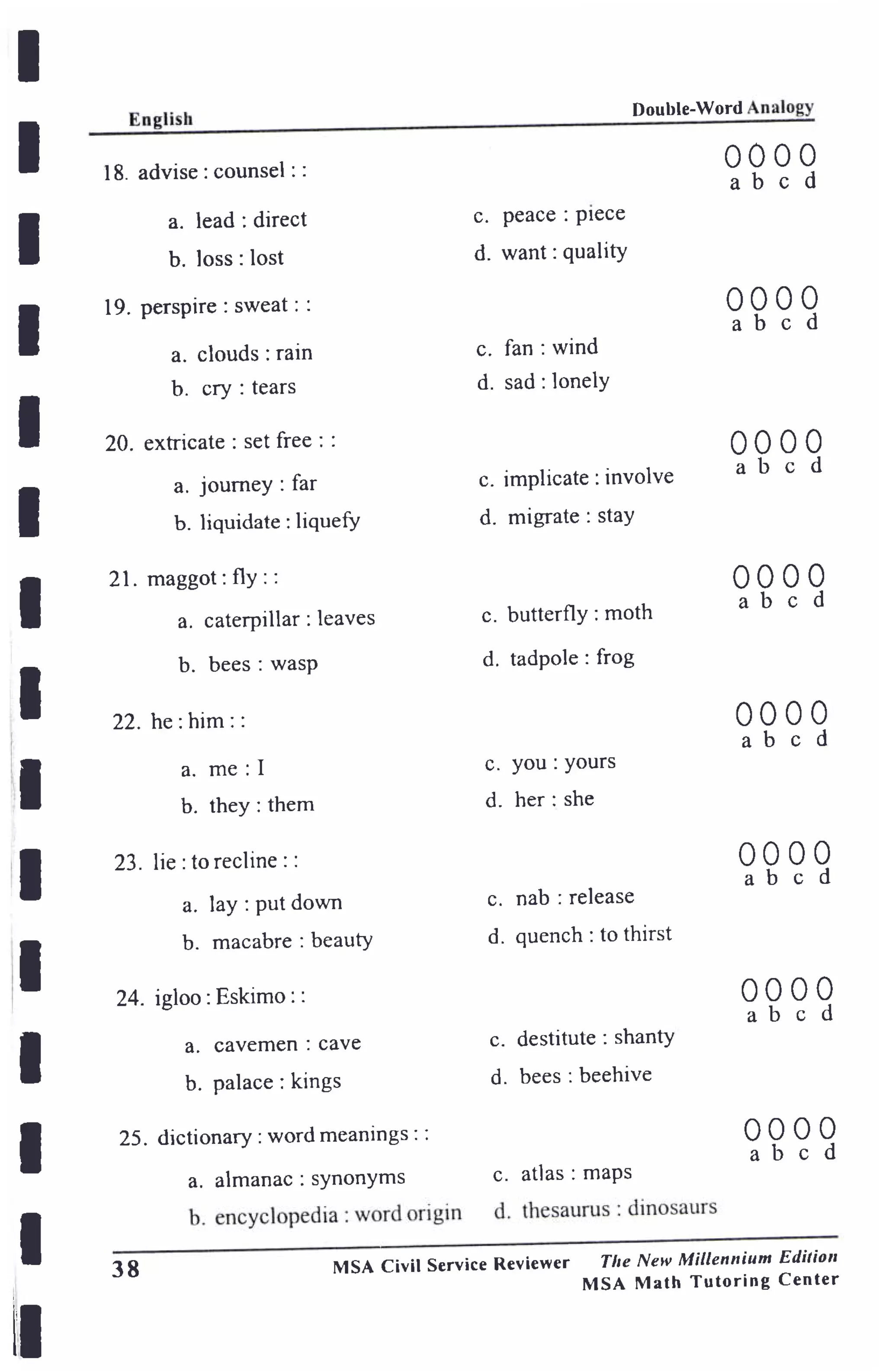 Civil Service (CS) Examination Reviewer | PDF