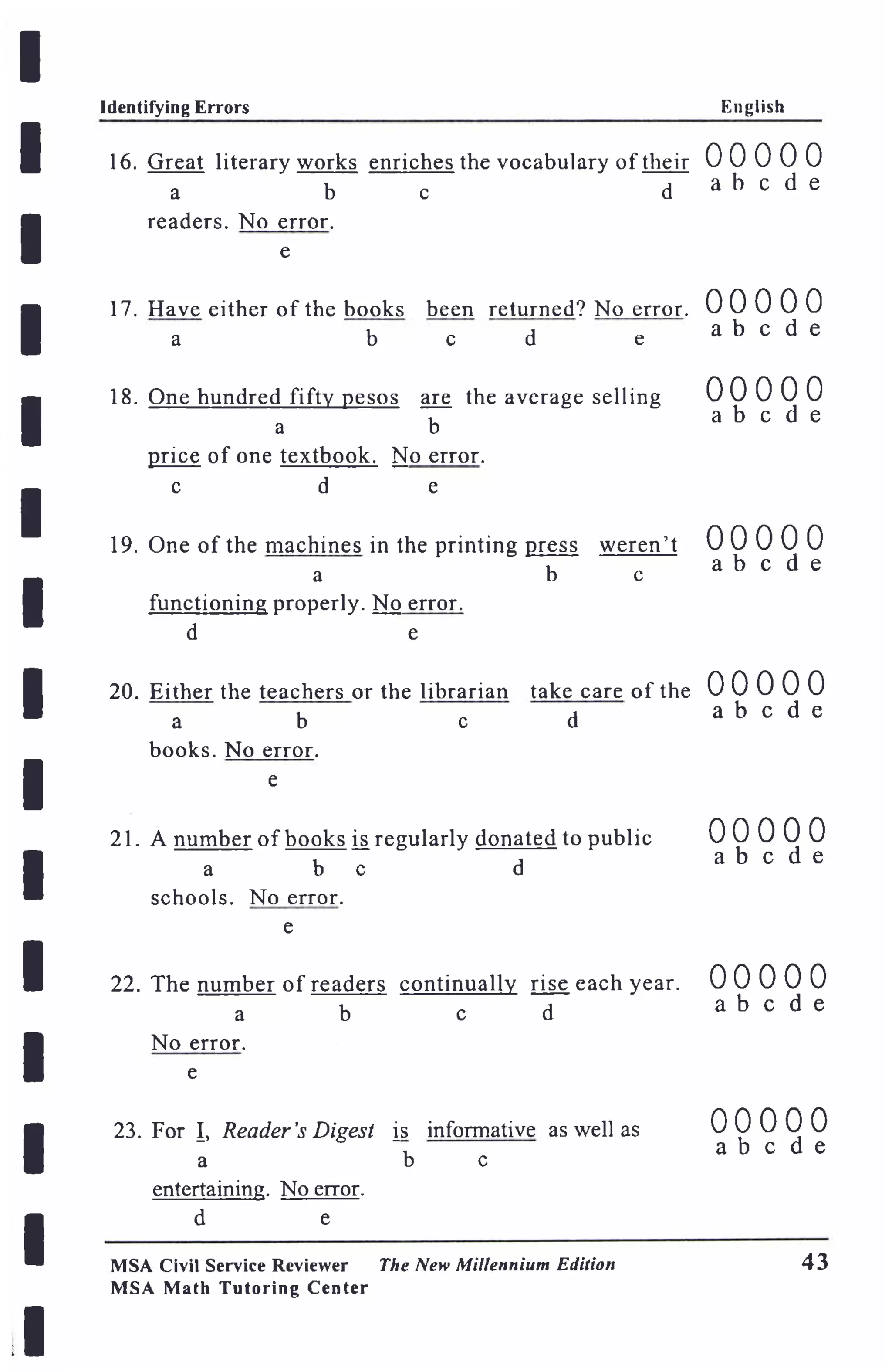 Civil Service (CS) Examination Reviewer | PDF