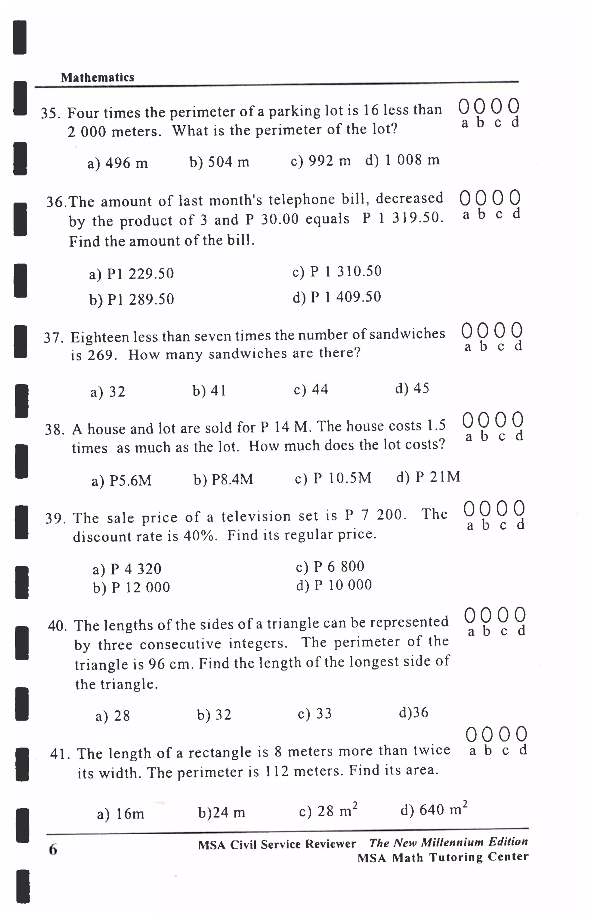 Civil Service (CS) Examination Reviewer | PDF