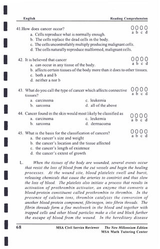 Civil Service (CS) Examination Reviewer | PDF