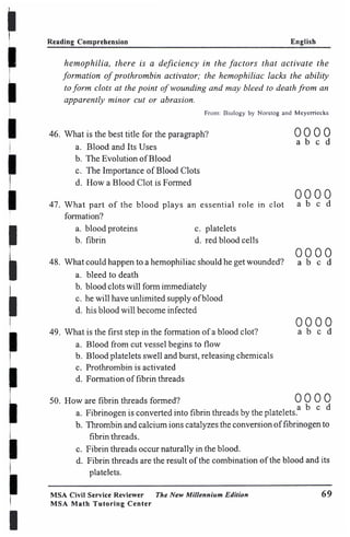 Civil Service (CS) Examination Reviewer | PDF