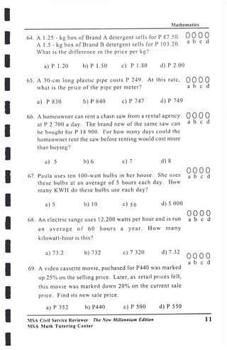 Civil Service Reviewer