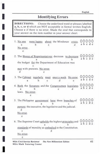 Civil Service Reviewer