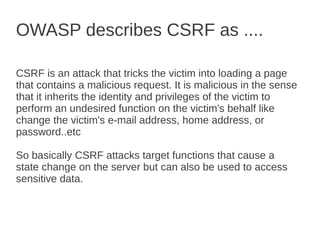 CSRF Basics | PDF