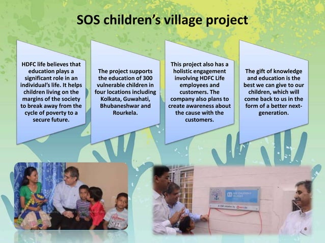 Corporate Social Responsibility Initiatives by HDFC Bank and HDFC Life ...