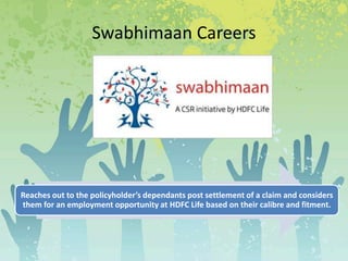 Corporate Social Responsibility Initiatives by HDFC Bank and HDFC Life ...