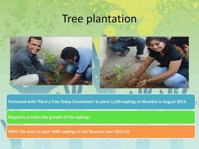 Corporate Social Responsibility Initiatives by HDFC Bank and HDFC Life ...