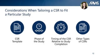 How to Create Fit-For-Purpose Clinical Study Reports for Successful ...