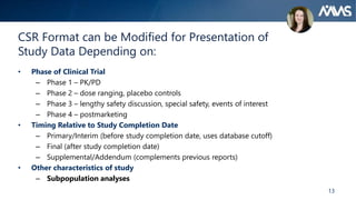 How to Create Fit-For-Purpose Clinical Study Reports for Successful ...