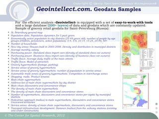 Geomarketing for retail | PPTX | Business | Business and Finance