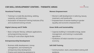 Empowering the Workforce: The Role of CSR in Skill Development In India | PPTX