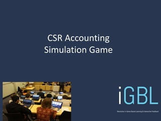 Csr game ppt | PPT