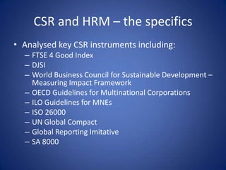 CSR & HR - Presentation - Nicholas Andreou | PPTX