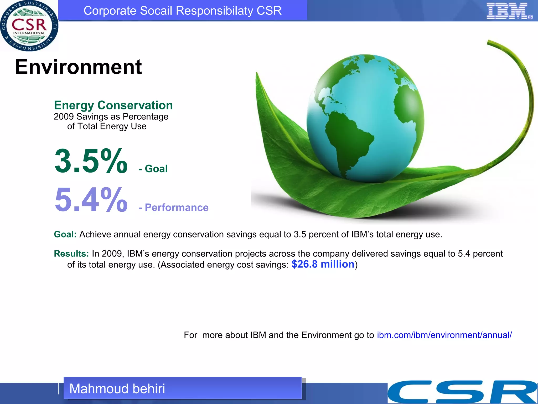 Csr ibm | PPT