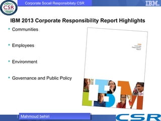 Csr ibm | PPT