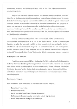 Csr in dlf | DOCX