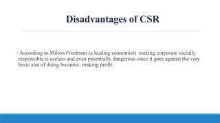 Csr in multinational companies edited | PPT