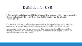 Csr in multinational companies edited | PPT