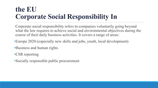 Csr in multinational companies edited | PPT