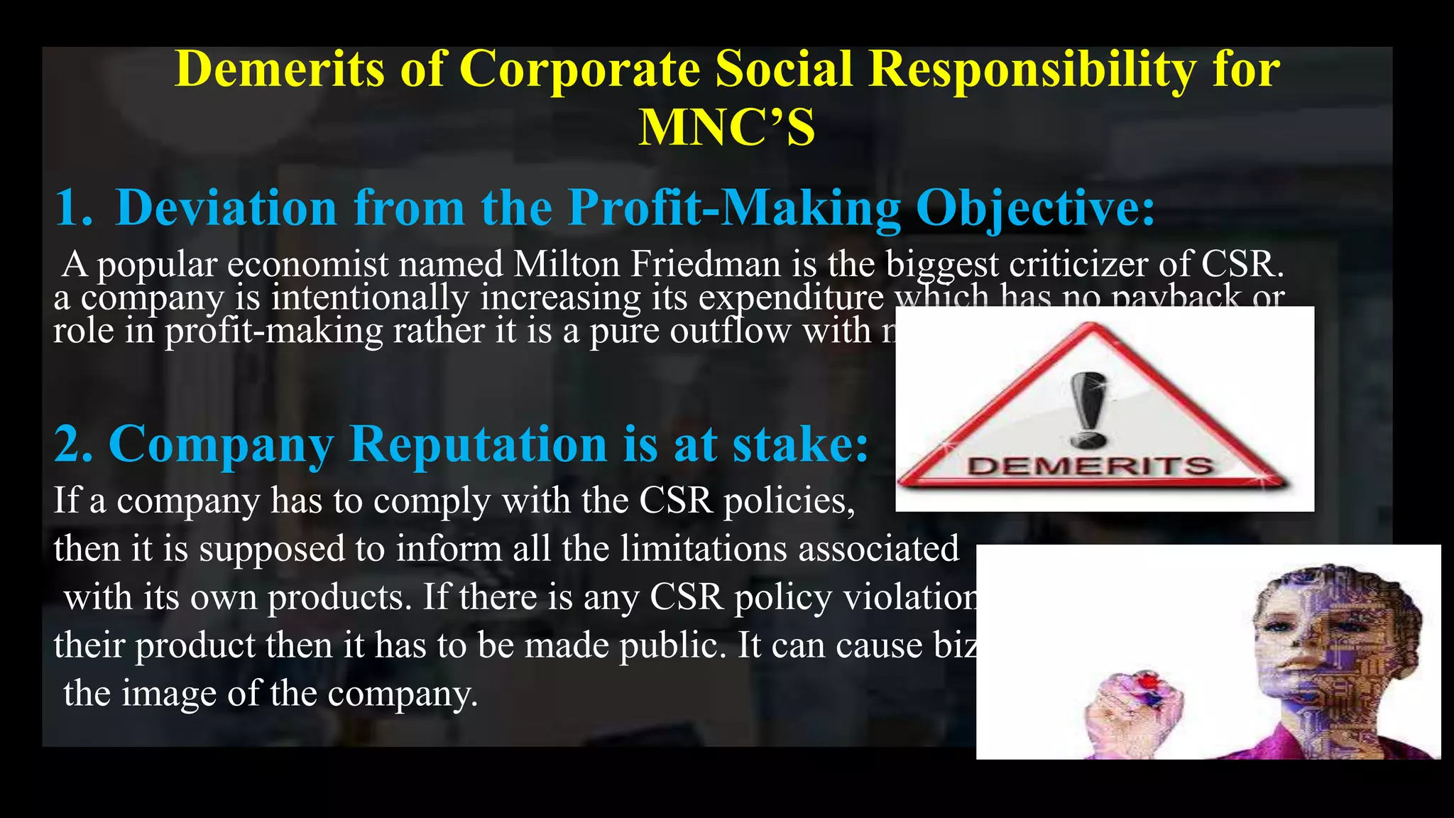 Csr in multinationals | PPT