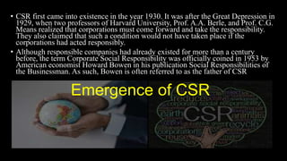 Csr in multinationals | PPT