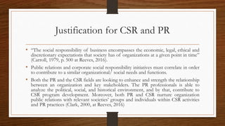 Social Responsibility in Public Relations | PPTX