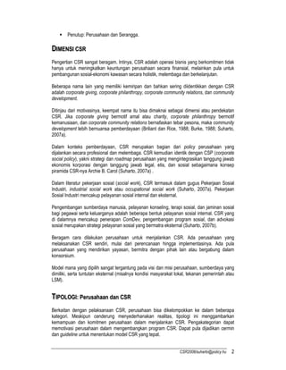 CSR Inti Pesan | PDF