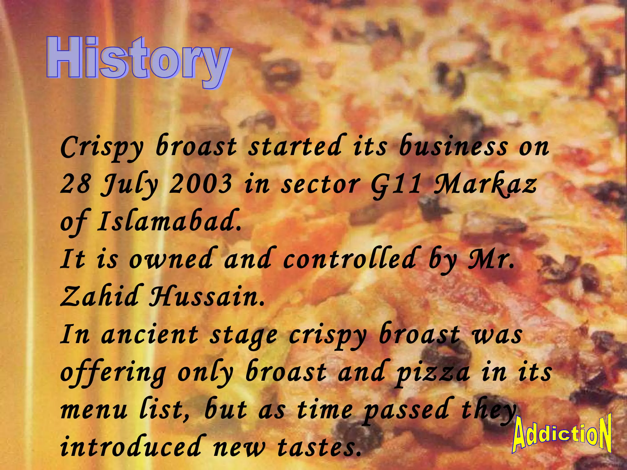 Crispy broast G11 | PPT