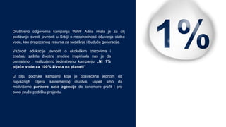 Ni 1% pijaće vode za 100% života na planeti | PPT