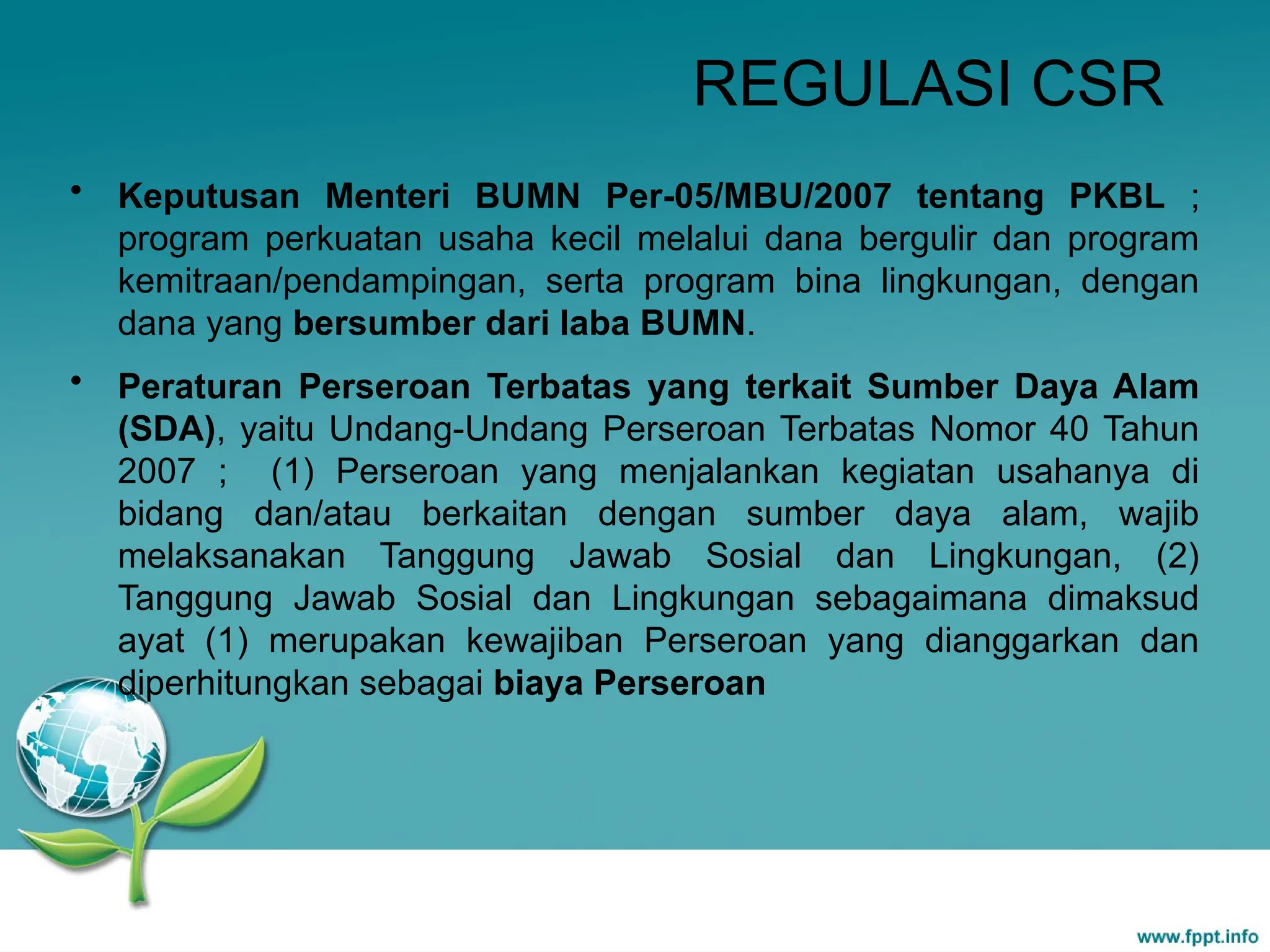 MANAJEMEN KONTEMPORER Corporate Social Responsibility | PPT