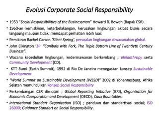 MANAJEMEN KONTEMPORER Corporate Social Responsibility | PPT