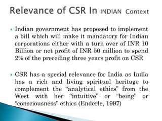 Corporate Social Responsibility, CSR | PPT