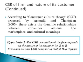 Corporate Social Responsibility, CSR | PPT