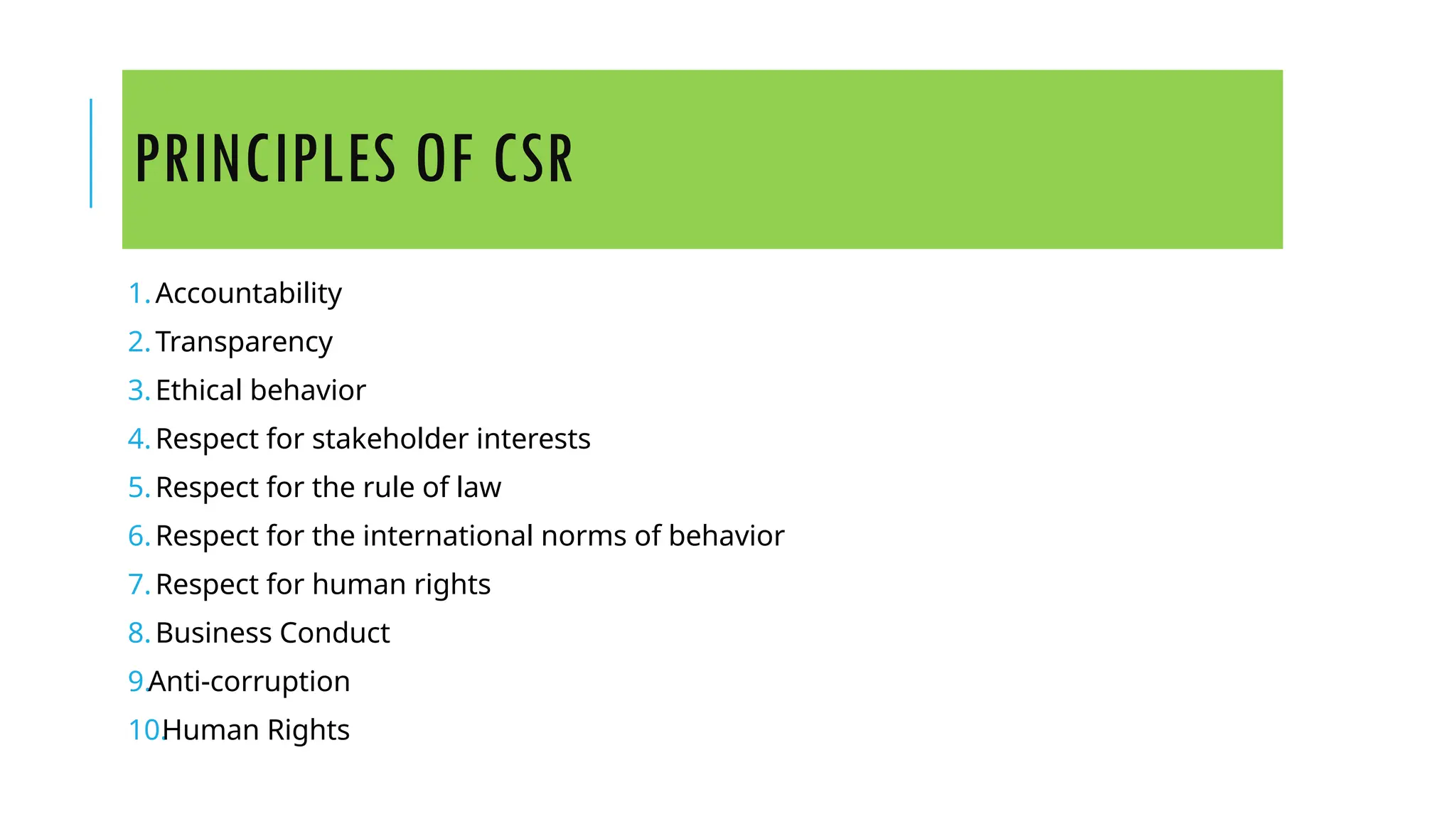 Corporate Social Responsibility Module 1 | PPTX