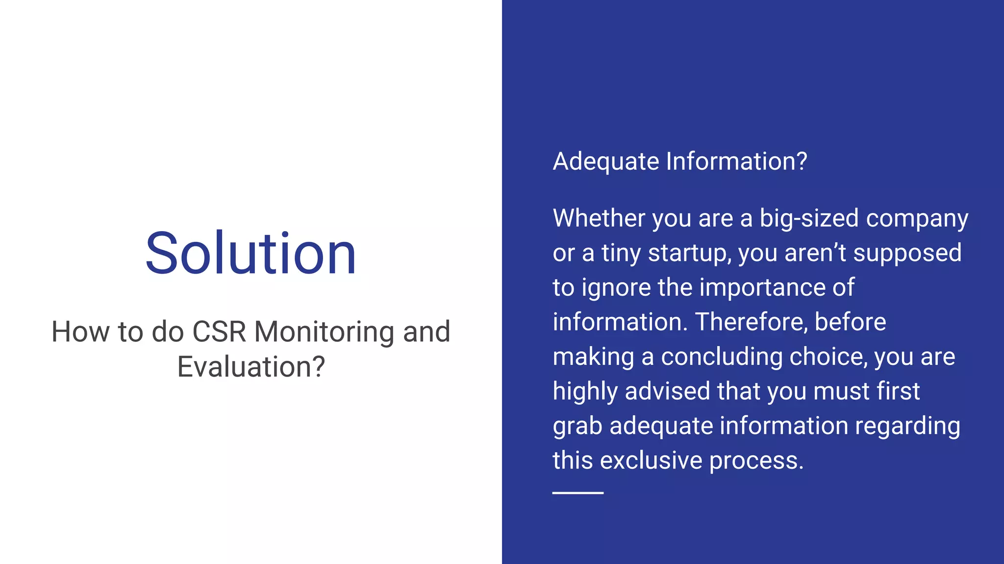 Csr Monitoring And Evaluation Pptx