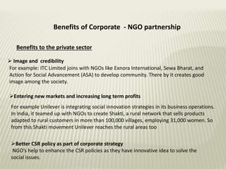 CSR & NGO Collaboration | PPTX