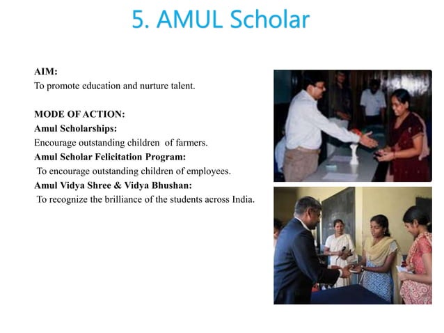 Csr of amul | PPTX | Agriculture | Industries