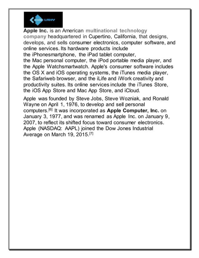 CORPORATE SOCIAL RESPONSIBILITY OF APPLE | DOCX | Business | Business ...