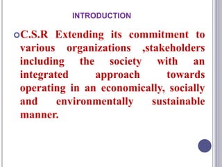 Csr of coal india | PPT