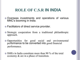 Csr of coal india | PPT