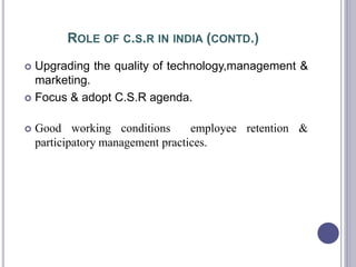 Csr of coal india | PPT