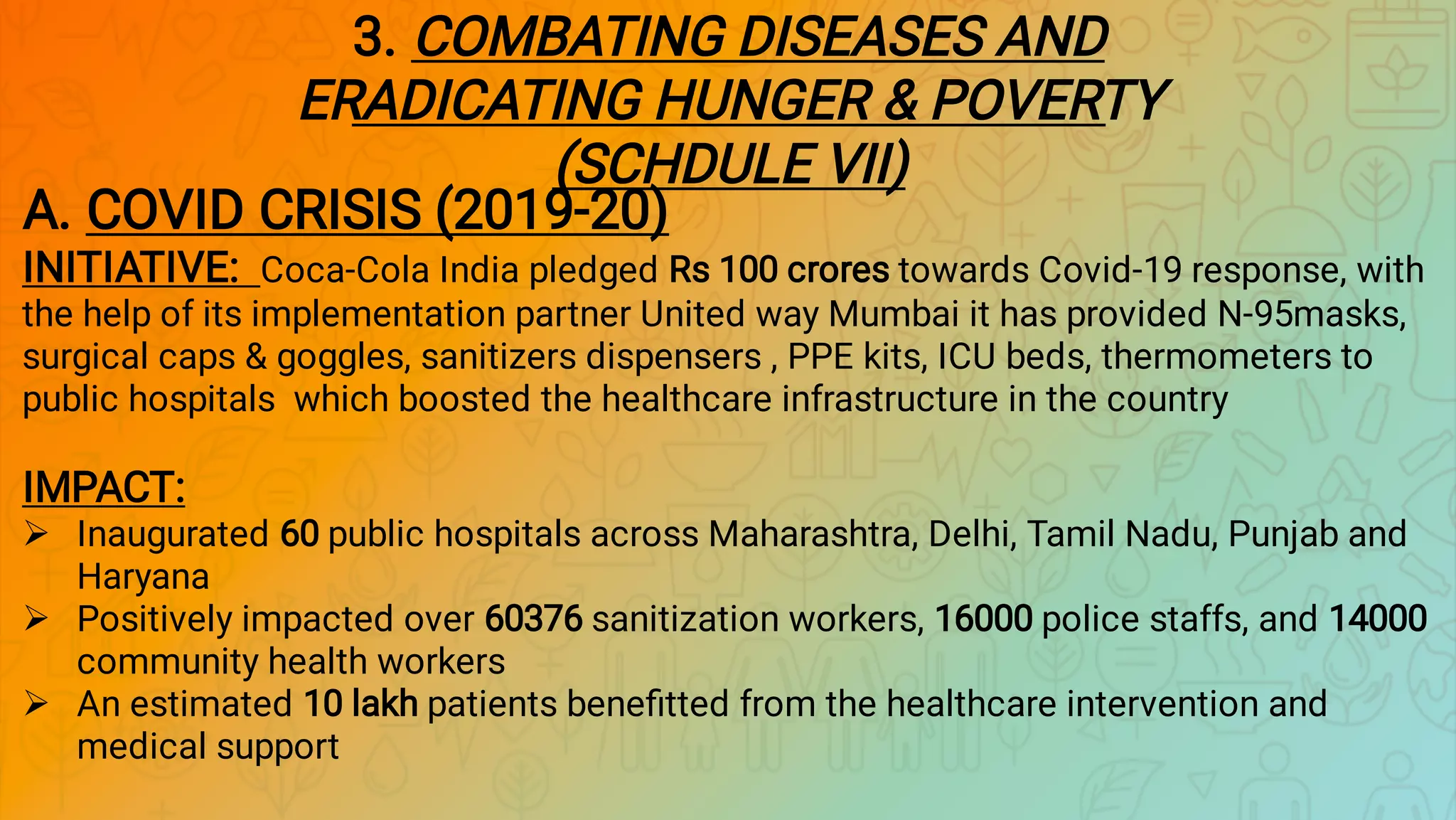 CSR activities of Coca Cola India | PDF
