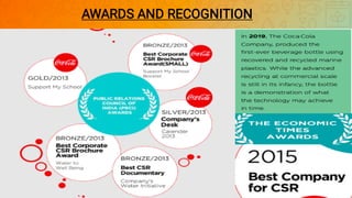 CSR activities of Coca Cola India | PDF