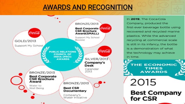 CSR activities of Coca Cola India | PDF